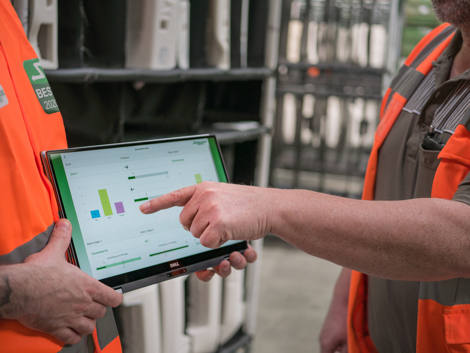 IoT - Container Management - Supply logistics - Solutions - Schnellecke